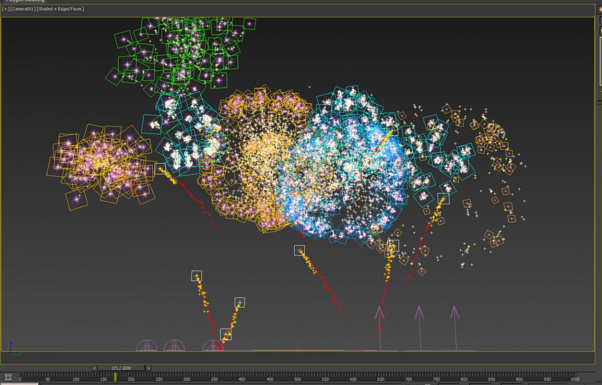 Fireworks animated 3d model | Best Of 3d Models
